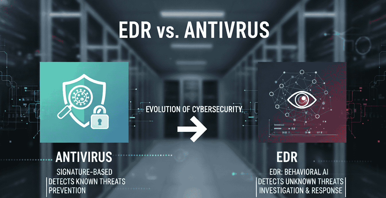 Antivirus vs EDR: Key Differences & Why EDR Matters for Businesses